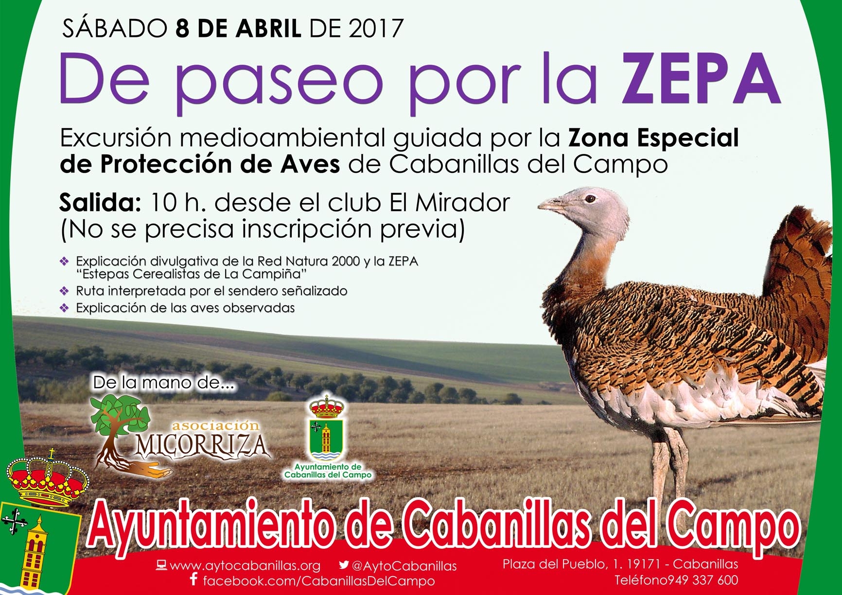 El Ayuntamiento organiza un paseo medioambiental para conocer la ZEPA ...